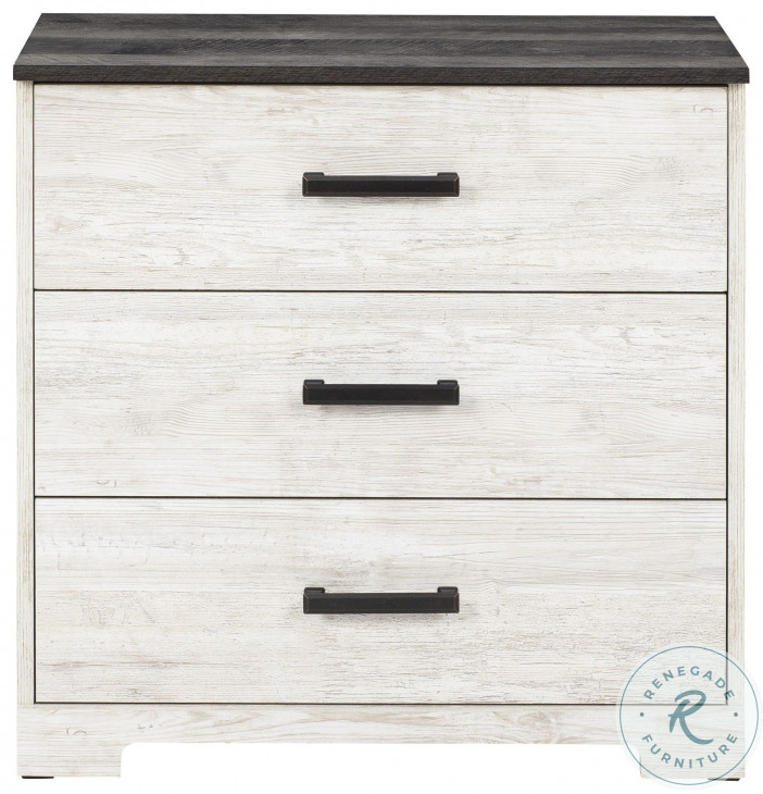 Shawburn Whitewash Platform Bedroom Set from Ashley | Coleman Furniture