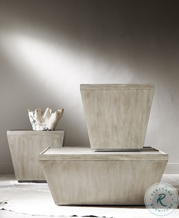 Landers Cerused Greige Square Cocktail Table From Bernhardt Furniture ...