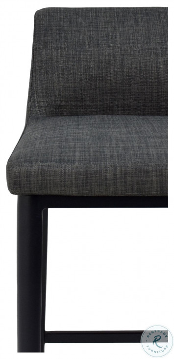 Baron Charcoal Grey Bar Stool from Moes Home | Coleman Furniture