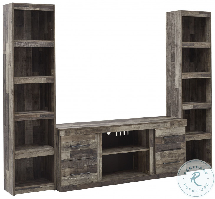 Derekson Multi Gray Entertainment Center From Ashley Furniture ...