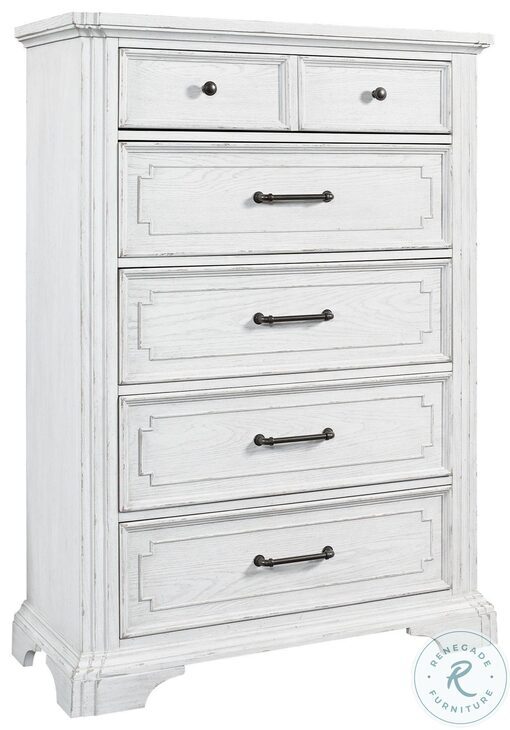 Clara White Mist Chest From Alpine | Coleman Furniture