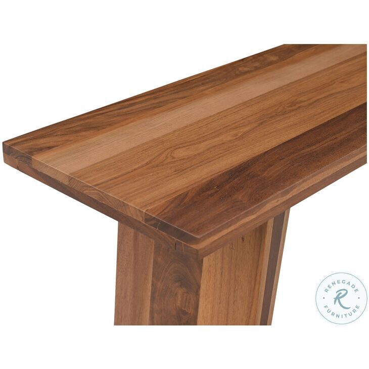 Allegro Natural Teak Wood Console Table From World Interiors | Coleman ...