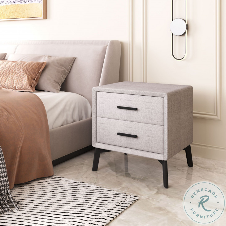 Halle Gray Side Table From Zuo | Coleman Furniture