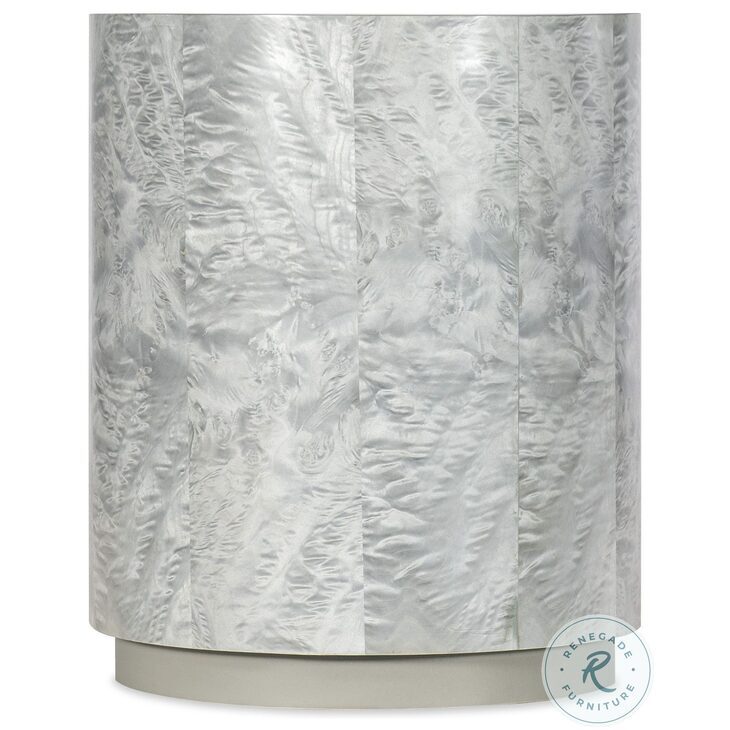 Melange Silver And Gray Emile Accent Table From Hooker | Coleman Furniture