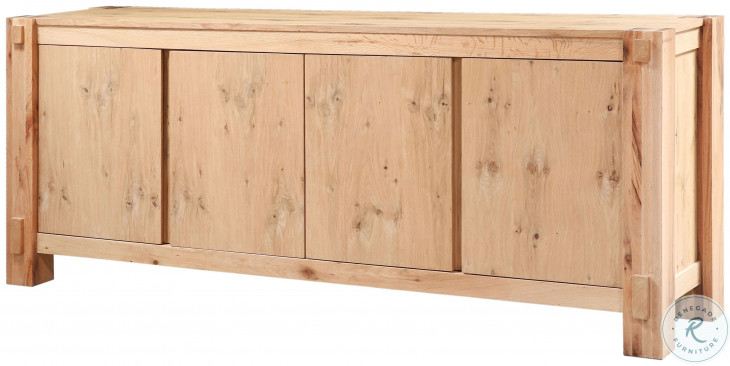 Alpine Distressed Oak 80" Buffet From World Interiors | Coleman Furniture