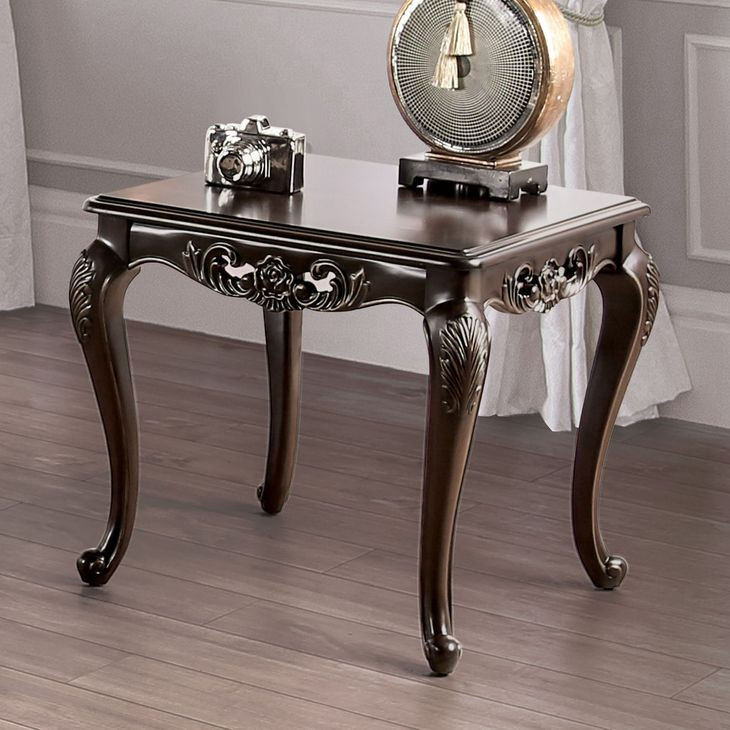 Halcaster Java Rectangular End Table From Furniture of America | Coleman Furniture
