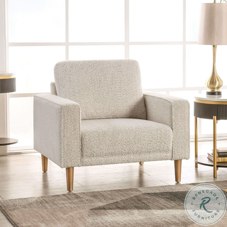 Elverum Off White Chair From Furniture of America | Coleman Furniture