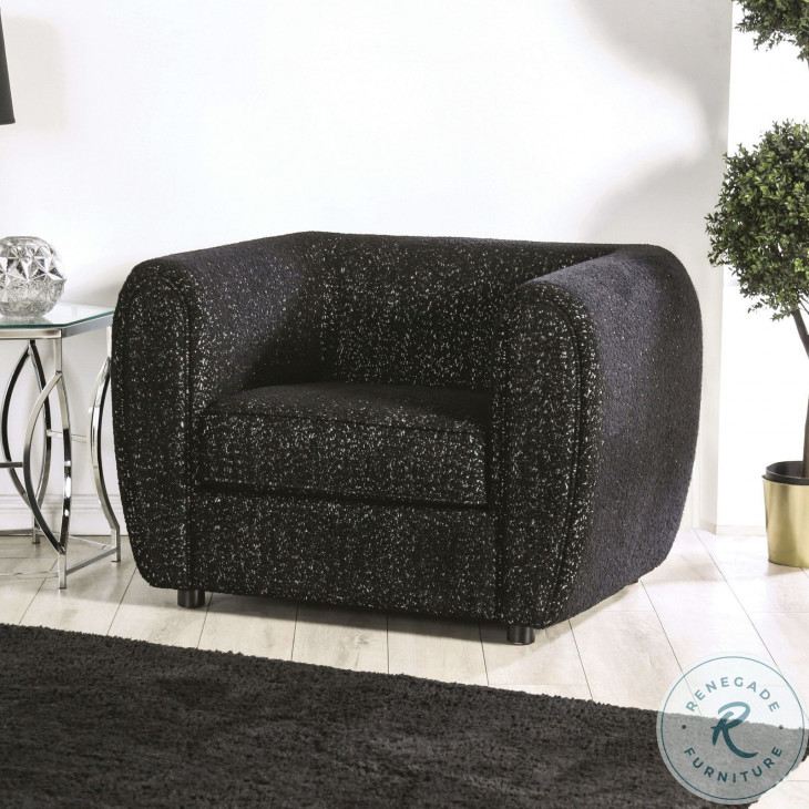 Verdal Black Chair From Furniture of America | Coleman Furniture