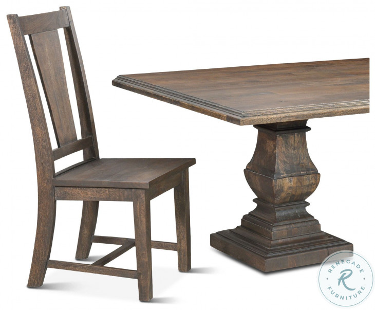 Toulon Weathered Mango 98":Dining Table From World Interiors | Coleman ...