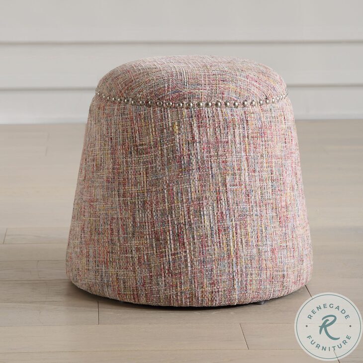 Gumdrop Pink Ottoman From Uttermost | Coleman Furniture