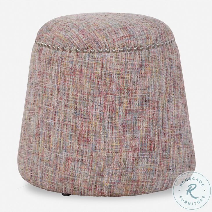 Gumdrop Pink Ottoman From Uttermost | Coleman Furniture