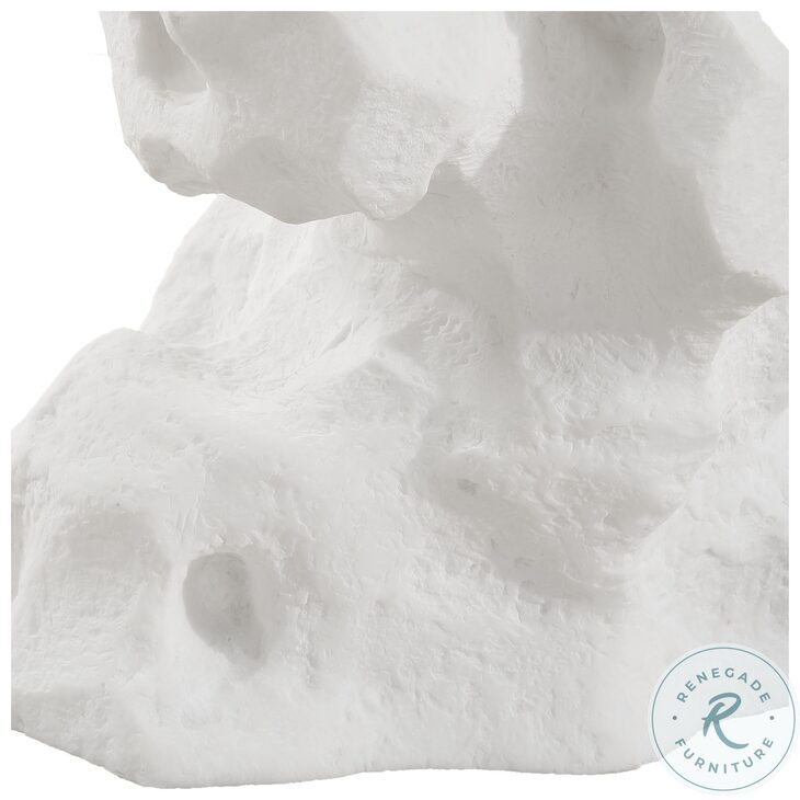 Remnant White Stone Drink Table From Uttermost | Coleman Furniture