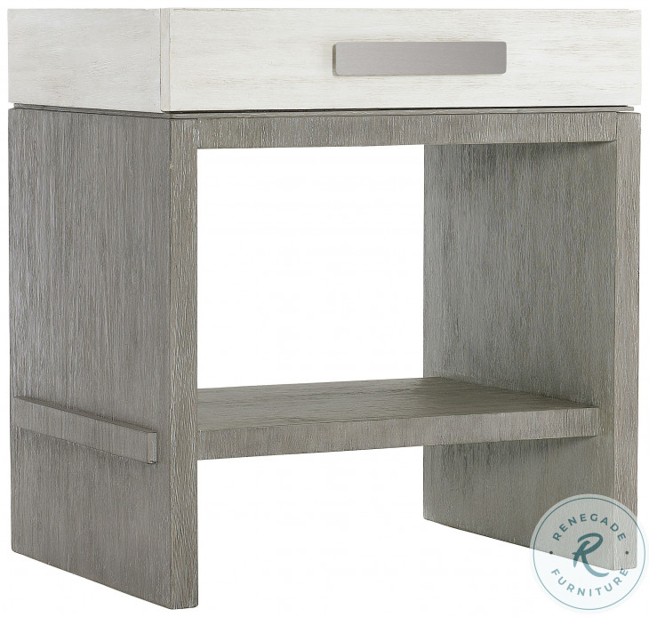 Foundations Linen And Light Shale Nightstand From Bernhardt Furniture ...