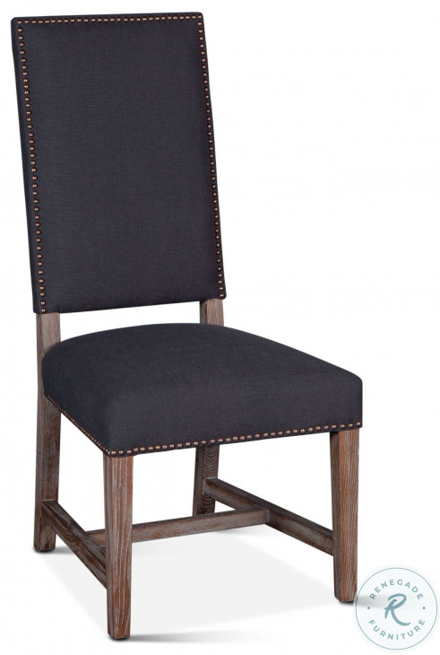 Dani Dark Gray High Back Formal Dining Chair Set Of 2 From World ...