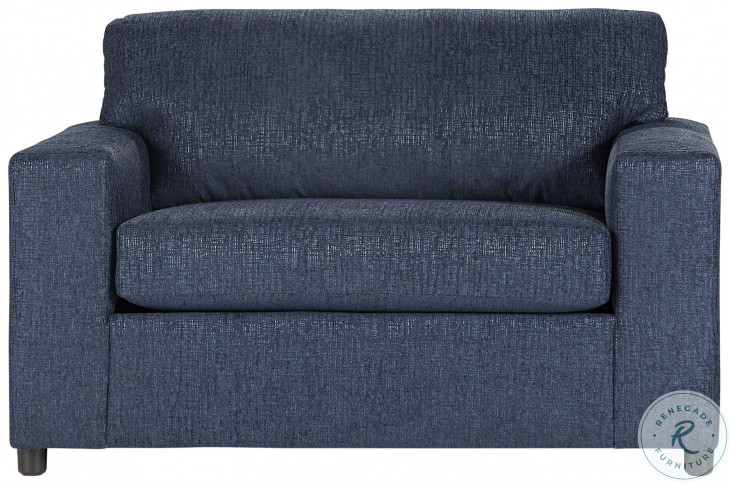 Kylo Blue Cuddle Chair From New Classic | Coleman Furniture