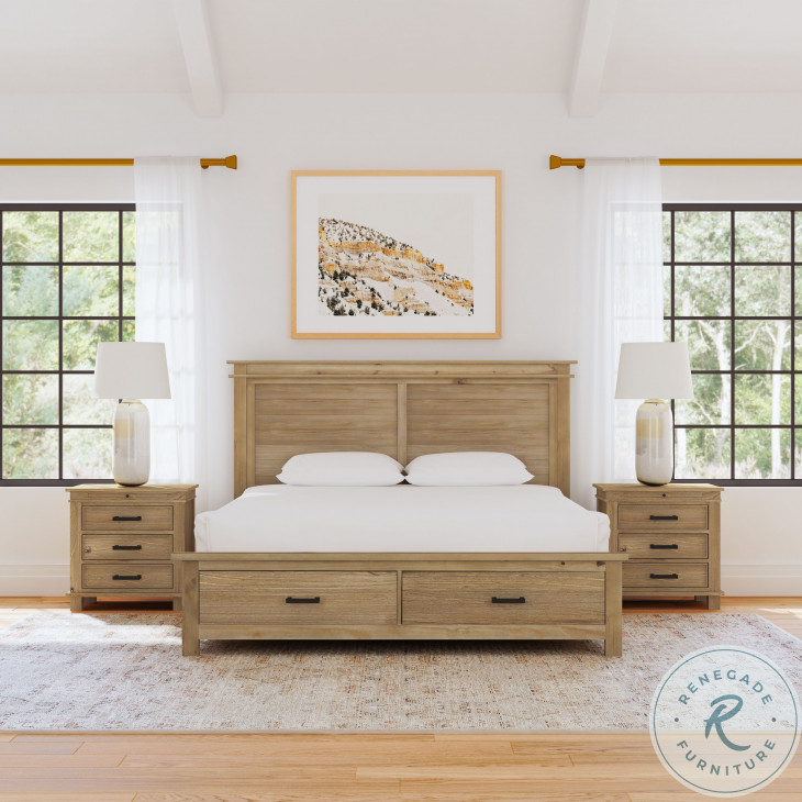 Glacier Point Golden Java Nightstand From A-America | Coleman Furniture