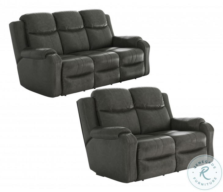 Marvel Slate Manual Reclining Sofa From Southern Motion | Coleman Furniture
