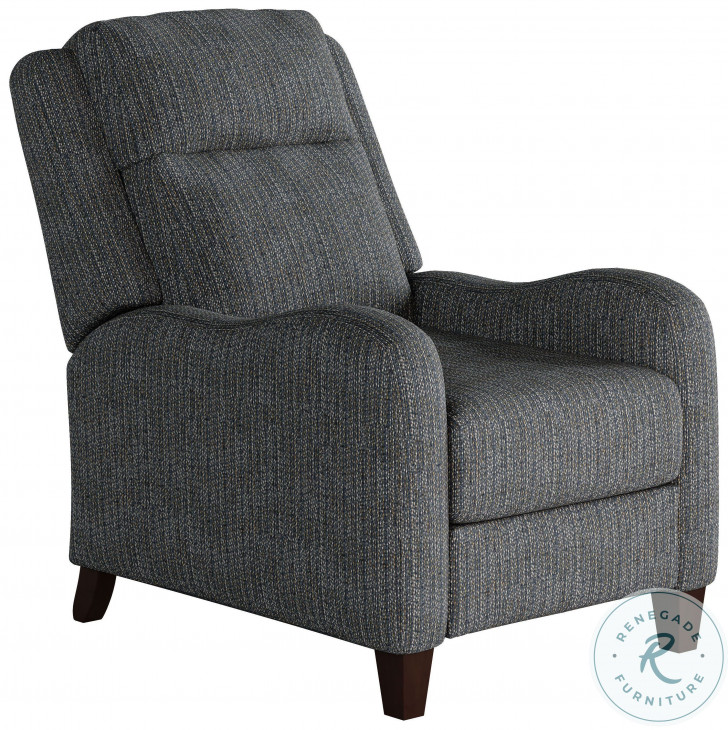 Prestige Mykonos Denim 31" Wide Push Back Hi Leg Recliner From Southern ...