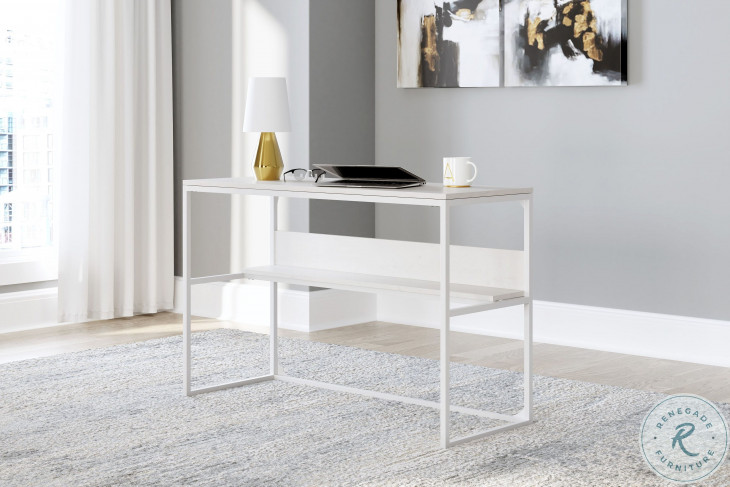 Deznee White 47" Desk From Ashley Furniture | Coleman Furniture