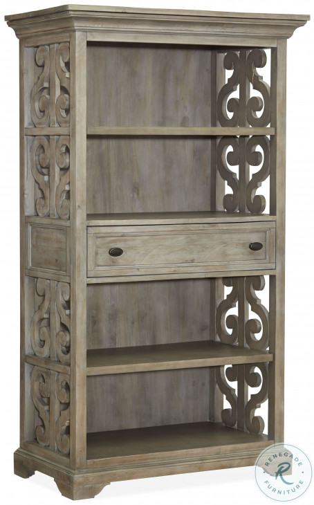 Tinley Park Dove Tail Grey Bookcase from Magnussen Home | Coleman Furniture Tinley Park Dove Tail Grey Bookcase from Magnussen Home | Coleman Furniture