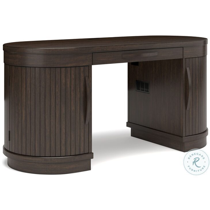 Korestone Dark Brown Desk From Ashley Furniture | Coleman Furniture