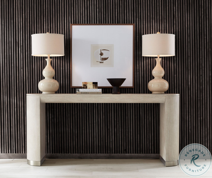 Modern Mood Light Brown Console Table From Hooker | Coleman Furniture