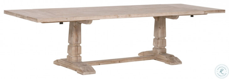 Hayes Smoke Gray Pine Extendable Dining Table From Essentials for ...