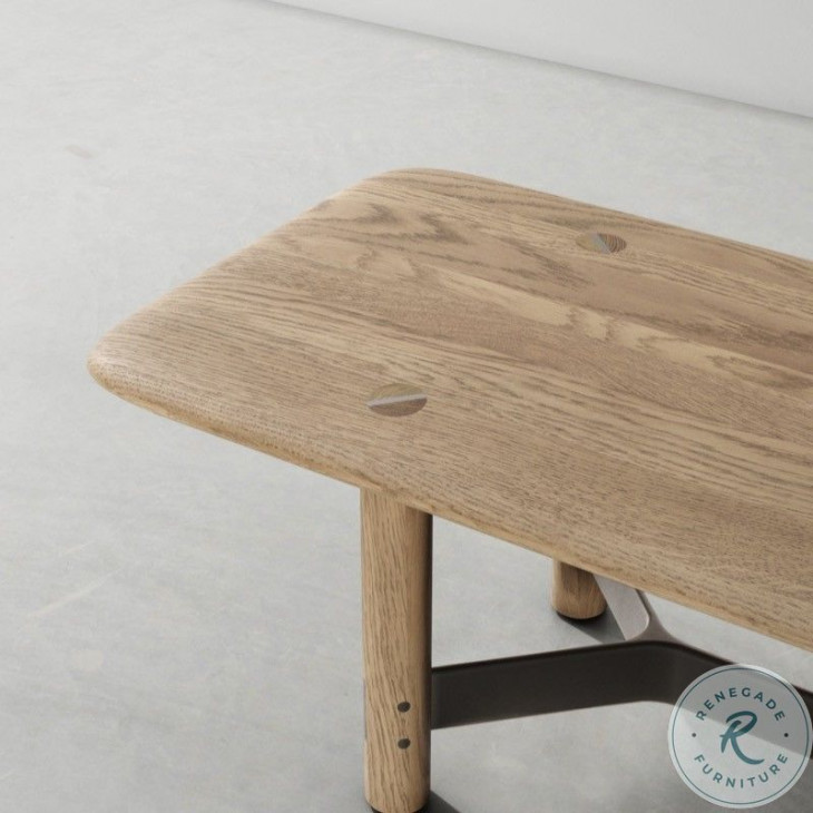 Stilt Beige 47" Rectangular Coffee Table From District Eight | Coleman ...