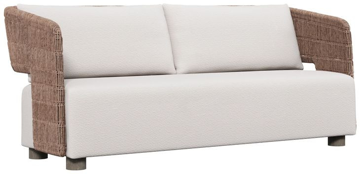 Maldives White Performance Fabric Outdoor 72" Sofa from Bernhardt ...