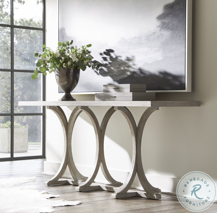 Albion Pewter Console Table From Bernhardt Furniture | Coleman Furniture