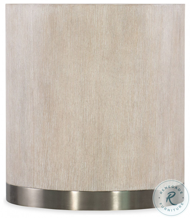Modern Mood Light Brown Round End Table From Hooker | Coleman Furniture