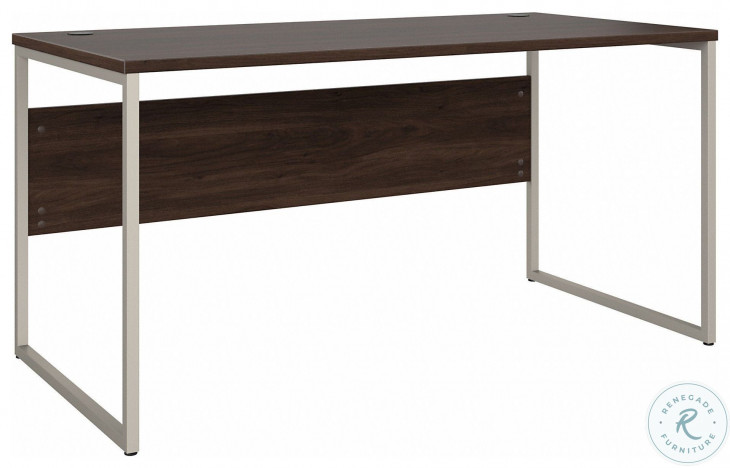 Hybrid Black Walnut 60" Large Computer Desk | HomeGalleryStores.com ...