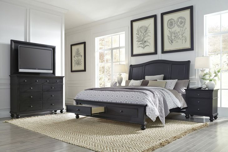 Oxford Black 8 Drawer Chesser From Aspenhome | Coleman Furniture