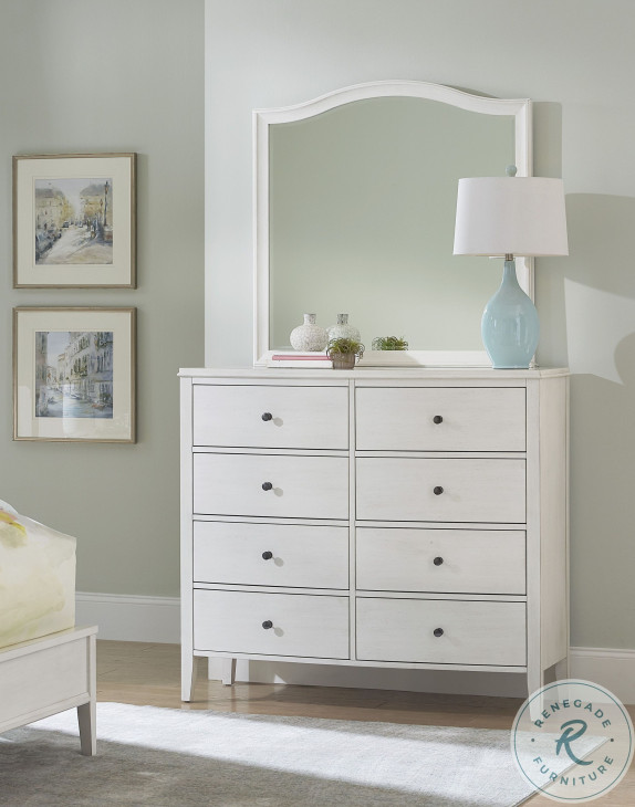 Charlotte White Tall Chesser From Aspen Home | Coleman Furniture