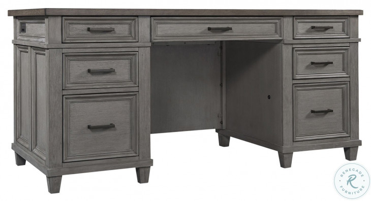 Caraway Aged Slate 66" Executive Home Office Set from Aspen Home ...