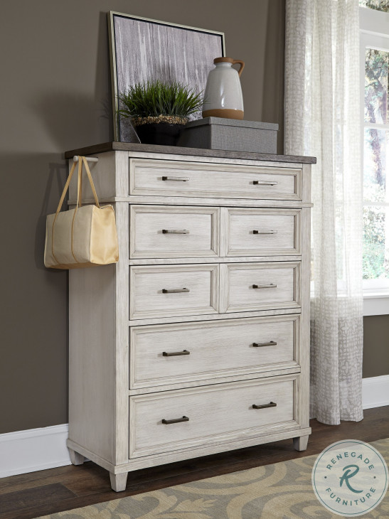 Caraway Aged Ivory Chest From Aspen Home | Coleman Furniture
