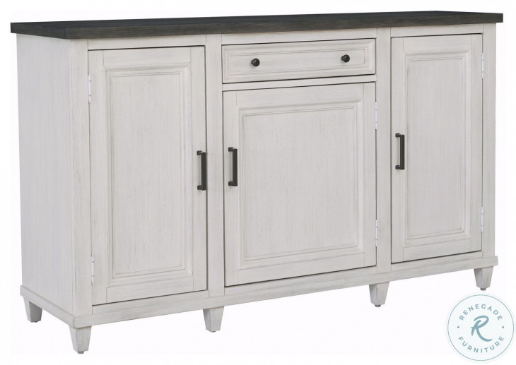 Caraway Aged Ivory Sideboard From Aspen Home | Coleman Furniture