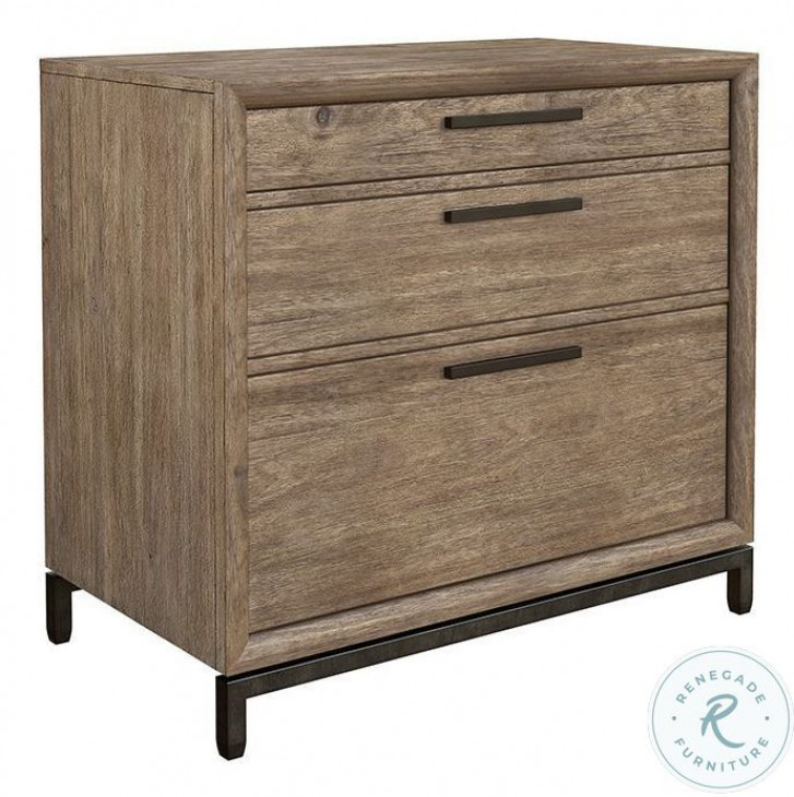 Trellis Desert Brown Workstation Combo File Cabinet From Aspen Home ...