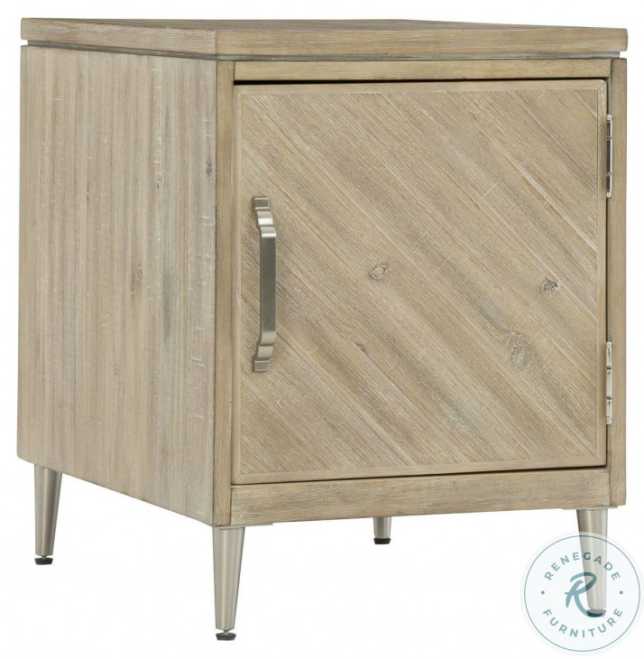 Maddox Biscotti Chairside Table From Aspen Home | Coleman Furniture