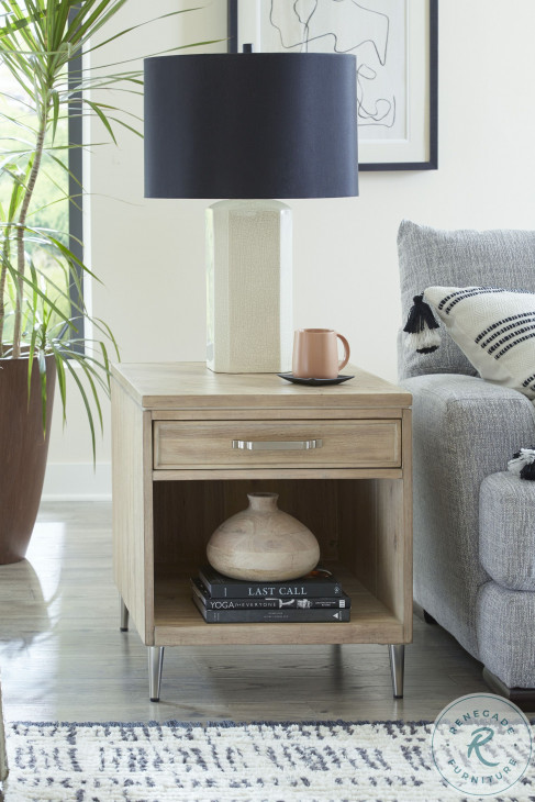 Maddox Biscotti End Table From Aspen Home | Coleman Furniture
