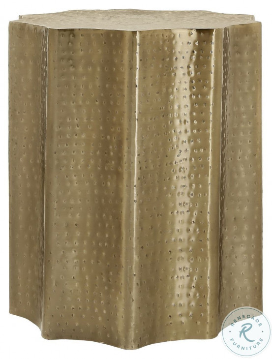 3900 Gold Accent Table From Monarch | Coleman Furniture