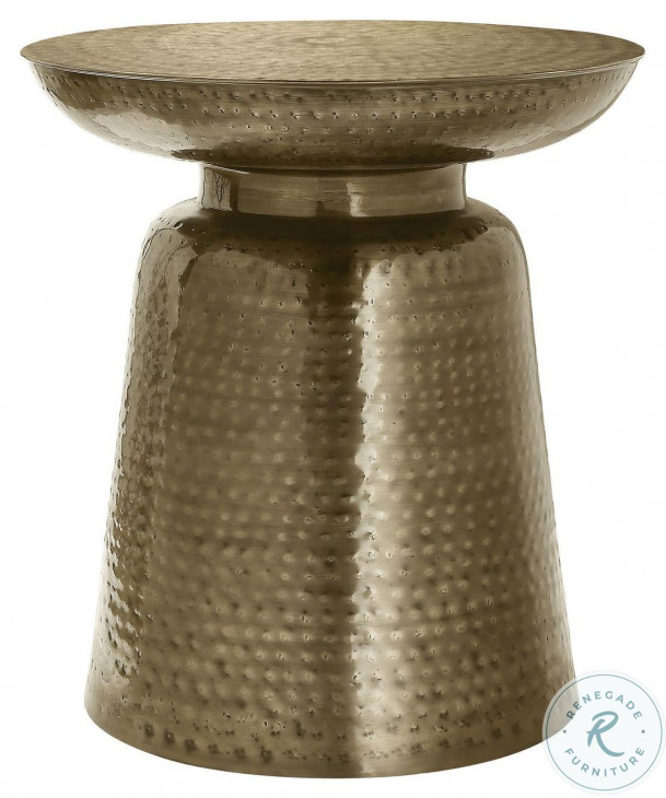 3914 Gold Accent Table From Monarch | Coleman Furniture