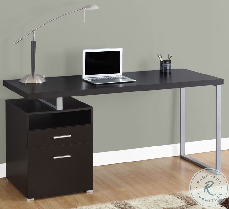 Cappuccino 60" Computer Desk from Monarch | Coleman Furniture