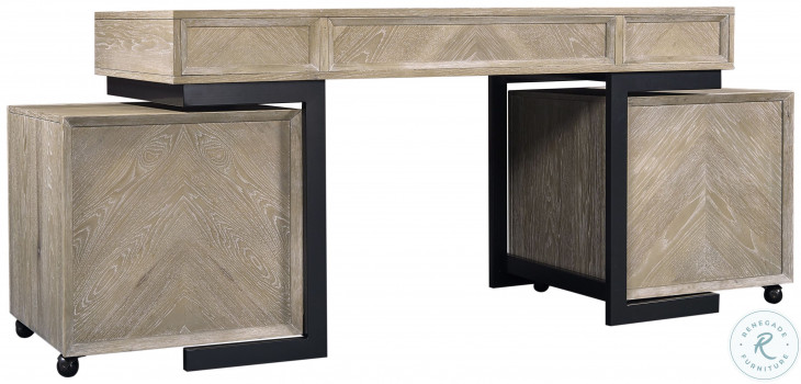 Harper Point Bleached Khaki Rolling File Cabinet From Aspen Home ...