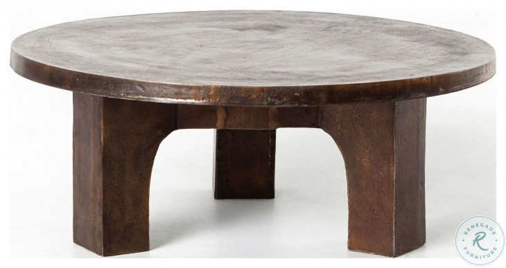 Cruz Antique Rust Coffee Table from Four Hands | Coleman Furniture