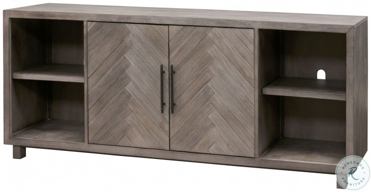 Palisade Gray 80" Two Door TV Console From Martin Furniture | Coleman ...