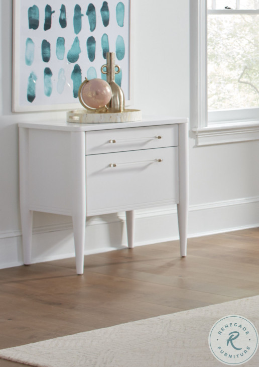 Shasta White Lateral File Cabinet From Martin Furniture | Coleman Furniture