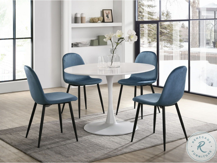 Isla Isadora White 42" Round Dining Table From Picket House Furnishings | Coleman Furniture