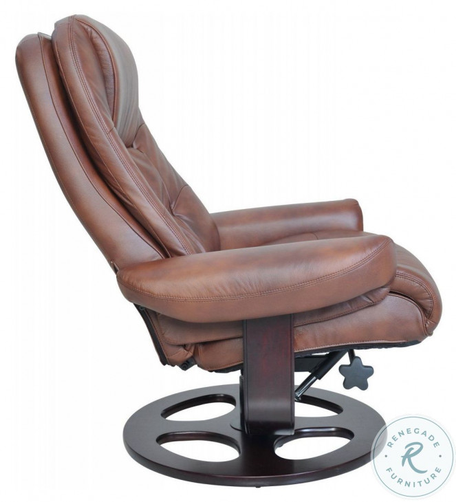 Barcalounger jacque ii leather recliner & ottoman store