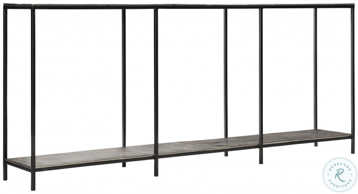 Equinox Nickel Console Table From Bernhardt Furniture | Coleman Furniture